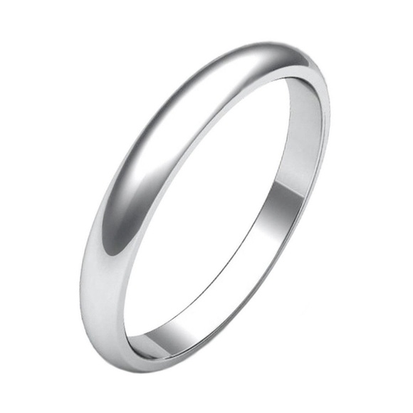Accessories | Mens Wedding Anniversary 3 Mm Band Ring For Him | Poshmark